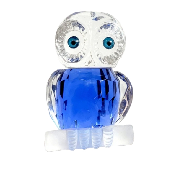 Accents | Crystal Glass Owl Figurine | Poshmark